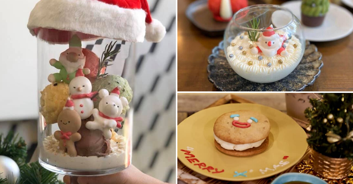 This Cafe Creates Extraordinary Christmas Desserts Including Santa In ...