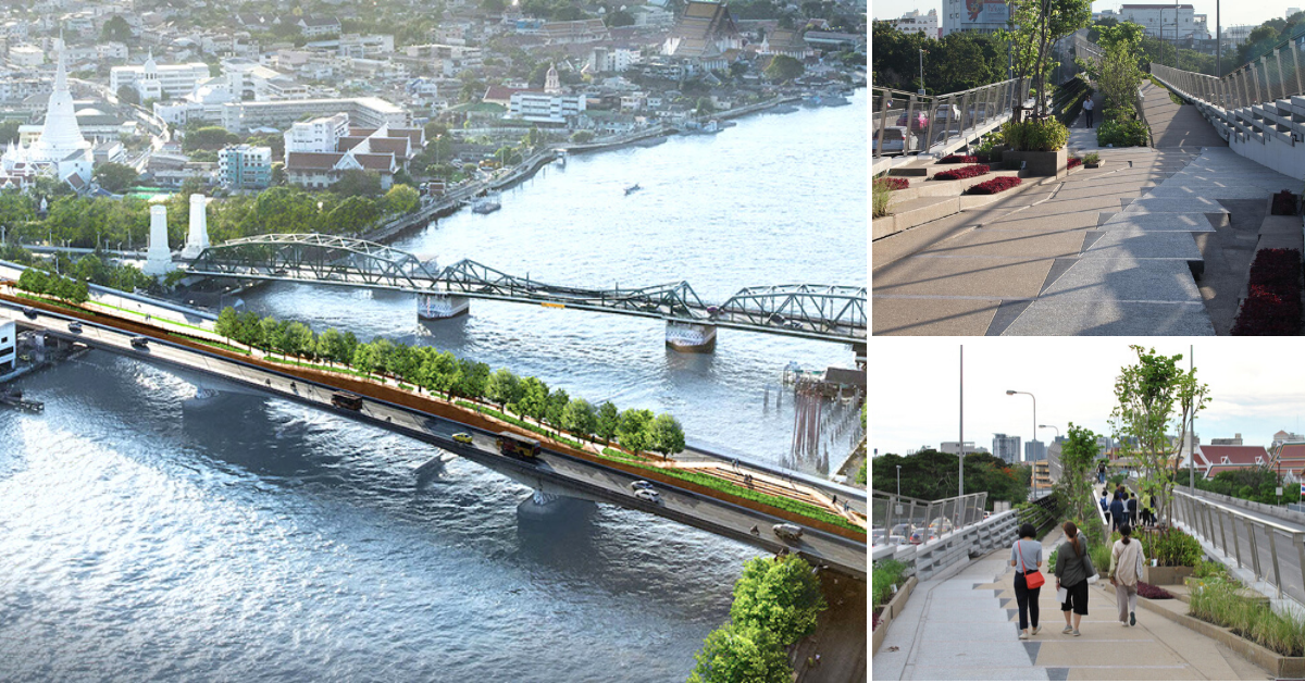 Thailand's Very First Sky Park Bridging Chao Phraya River Sets To Open ...
